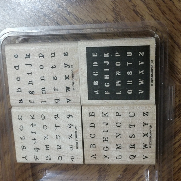 Stampin' Up! | Other | 4 For 2 Stampin Up Alphabits Set | Poshmark